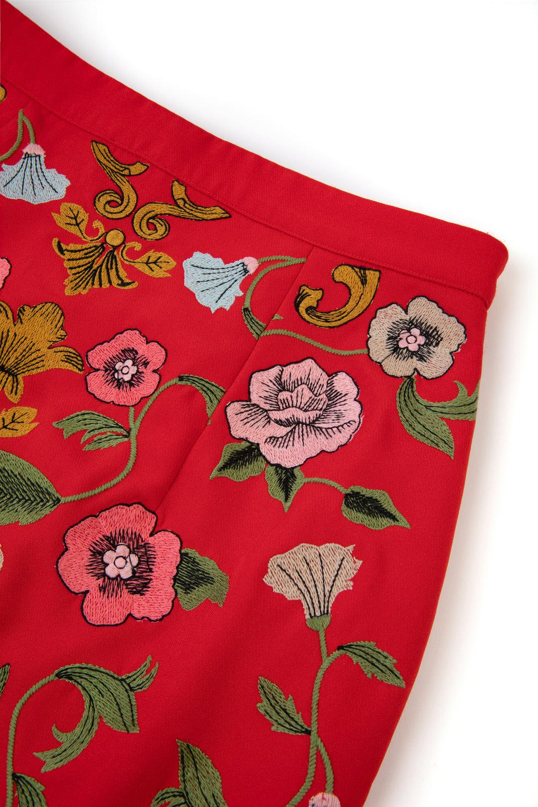 Madeline Embroidered A-Line Skirt – Aarabhi London